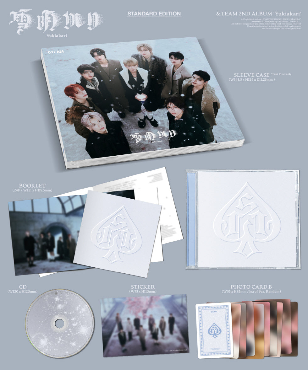 &TEAM - 2nd Mini Album ‘Yukiakari’ (Regular Edition) – I HEART KPOP Australia