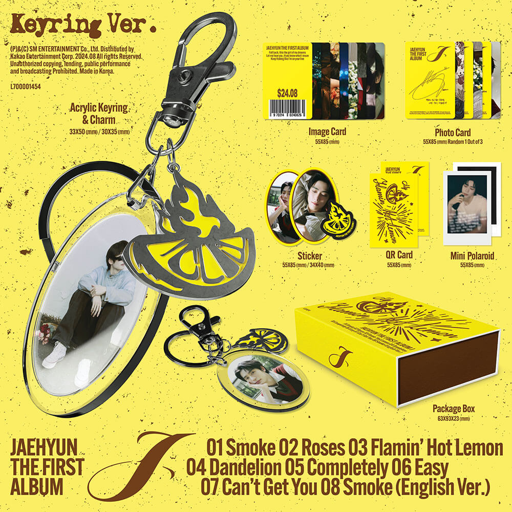 JAEHYUN - 1st Mini Album J (Keyring) – I HEART KPOP Australia