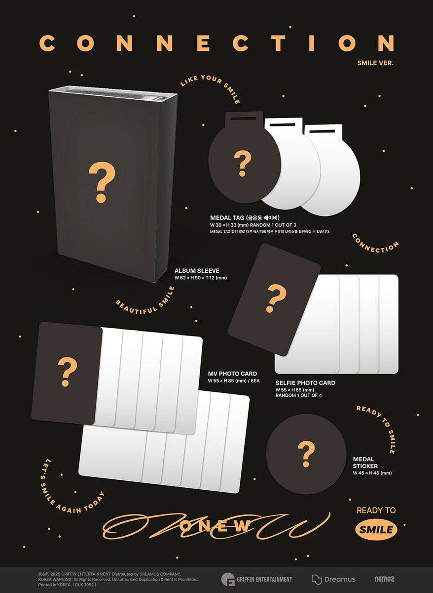 ONEW - 4th Mini Album 'Connection' (Smile/Platform) – I HEART KPOP ...