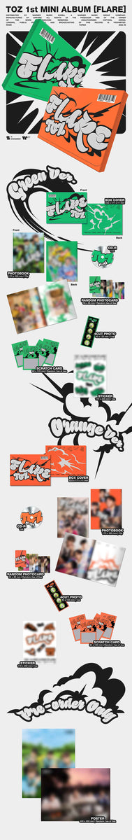 TOZ - 1st MINI Album FLARE – I HEART KPOP Australia