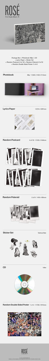 ROSE (BLACKPINK) - 1st Single Album – I HEART KPOP Australia