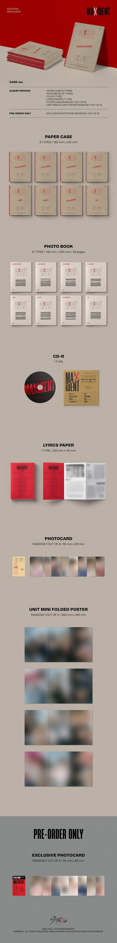 STRAY KIDS - Mini Album 'MAXIDENT' (Case Version) – I HEART KPOP Australia