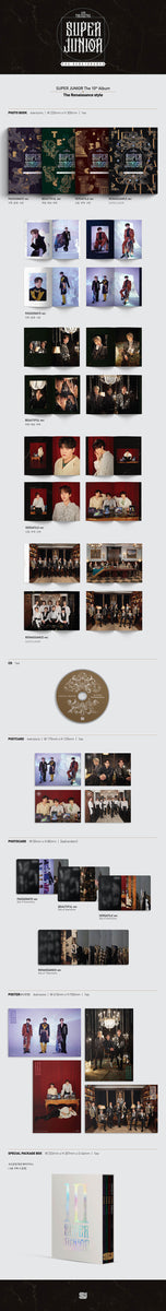 SUPER JUNIOR - 10th Album 'The Renaissance' – I HEART KPOP Australia
